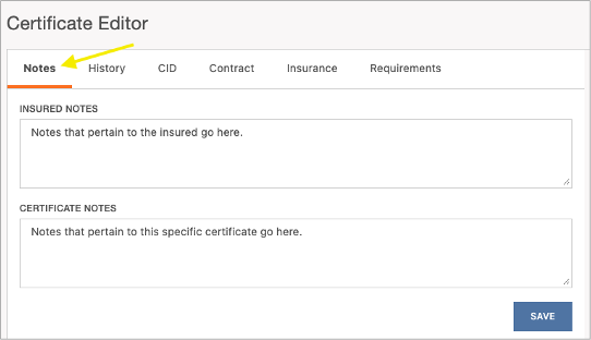 Certificate Editor Overview