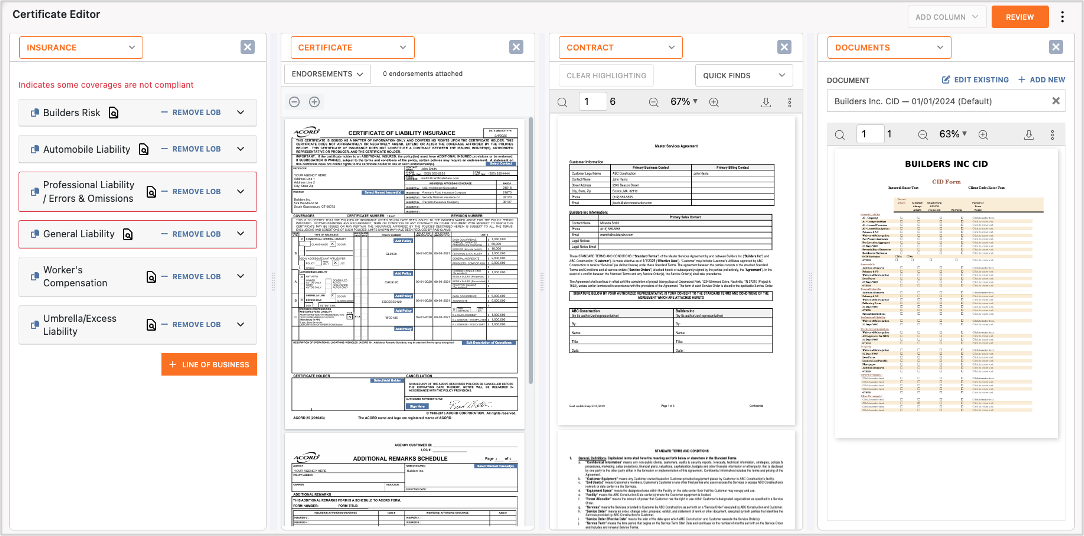 Uploading a Contract