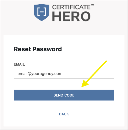 How to Reset Your Certificate Hero Password