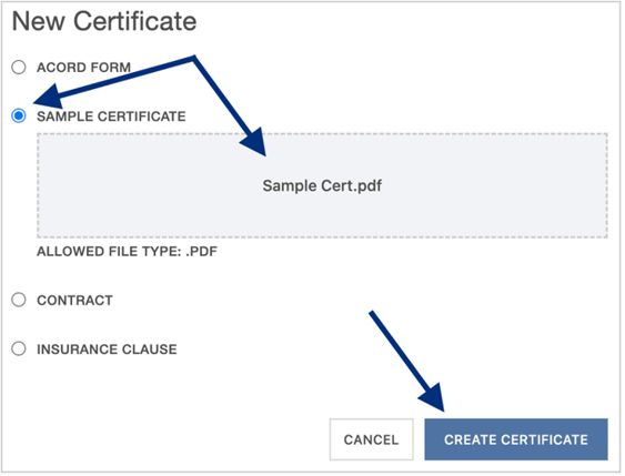 Sample Certificate