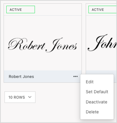 Agency Signature Manager