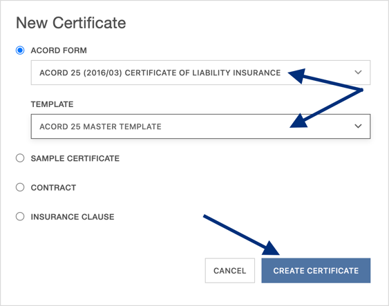 Blank ACORD Form | COI Template