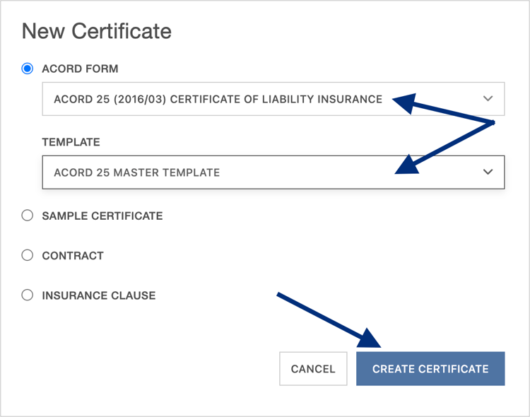Blank ACORD Form | COI Template